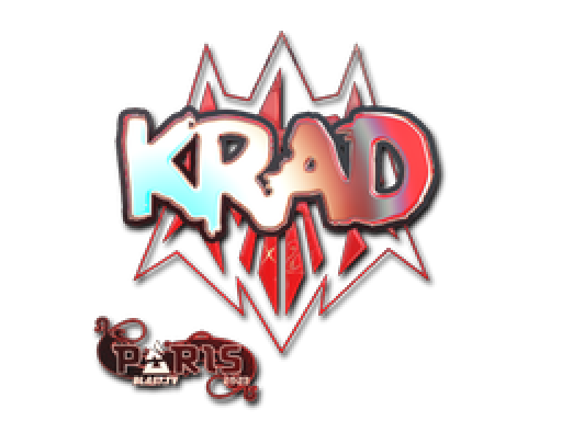 Sticker | Krad (Holo) | Paris 2023 CS:GO | Buy, Sell On Market CS:GO