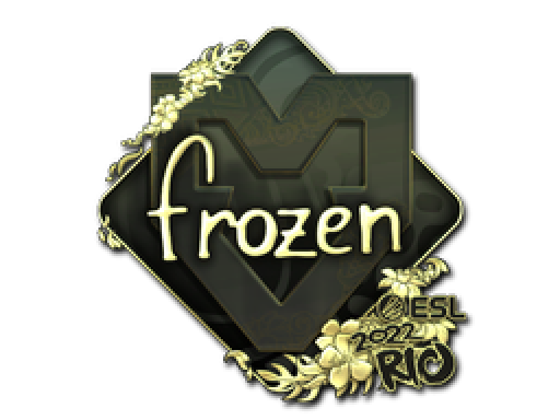 Sticker | frozen (Gold) | Rio 2022 CS:GO | Buy, Sell On Market CS:GO