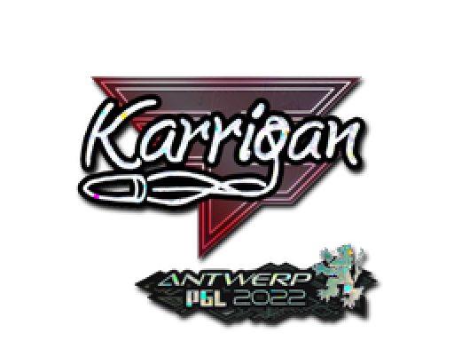 Sticker | karrigan (Glitter) | Antwerp 2022 CS:GO | Buy, Sell On Market ...