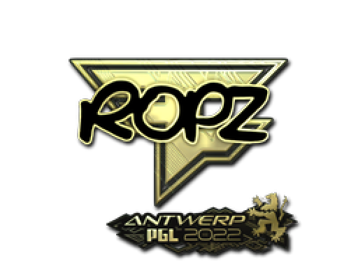 Sticker | ropz (Gold) | Antwerp 2022 CS:GO | Buy, Sell On Market CS:GO