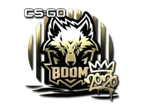 Sticker | Boom (Gold) | 2020 RMR CS:GO | Buy, Sell On Market CS:GO