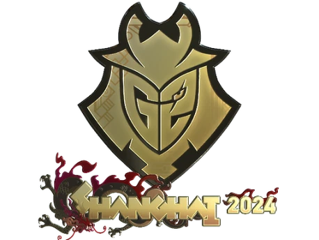 Наклейка | G2 Esports (золотая) | Шанхай-2024 КС ГО | Купить, Продать ...