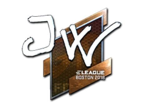 Sticker | JW (Foil) | Boston 2018 CS:GO | Buy, Sell On Market CS:GO