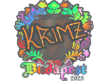 Sticker | KRIMZ | Budapest 2025 CS2 (CS:GO) | Buy, Sell, Price — Market ...