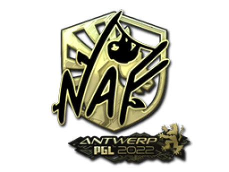 Sticker | NAF (Gold) | Antwerp 2022 CS:GO | Buy, Sell On Market CS:GO