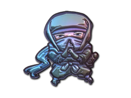 Sticker | Silent Ninja (Foil) CS:GO | Buy, Sell On Market CS:GO