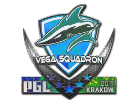 Sticker | Vega Squadron (Holo) | Krakow 2017 CS:GO | Buy, Sell On ...