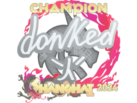 Наклейка | donk | Shanghai 2024 КС ГО | Купить, Продать на Market CS:GO