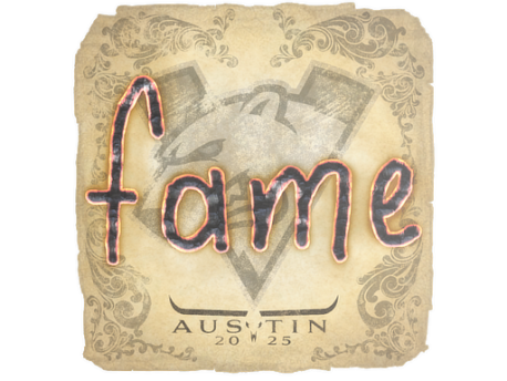 Sticker | fame | Austin 2025 () CS2 (CS:GO) | Price on Market CS:GO