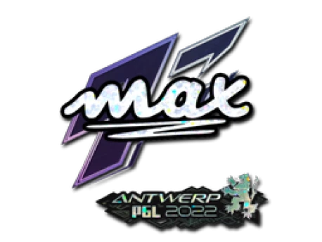 Sticker | max (Glitter) | Antwerp 2022 CS:GO | Buy, Sell On Market CS:GO