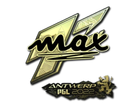 Sticker | max (Gold) | Antwerp 2022 CS:GO | Buy, Sell On Market CS:GO