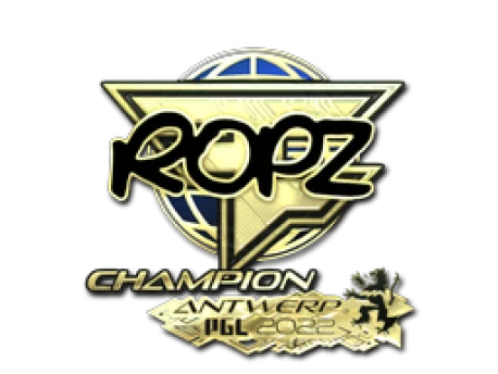 Sticker | ropz (Gold, Champion) | Antwerp 2022 CS:GO | Buy, Sell On ...