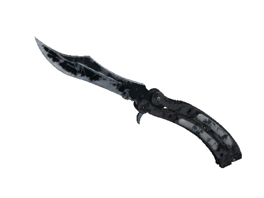 StatTrak™ Butterfly Knife | Night (Battle-Scarred) CS2 (CS:GO) | Buy ...