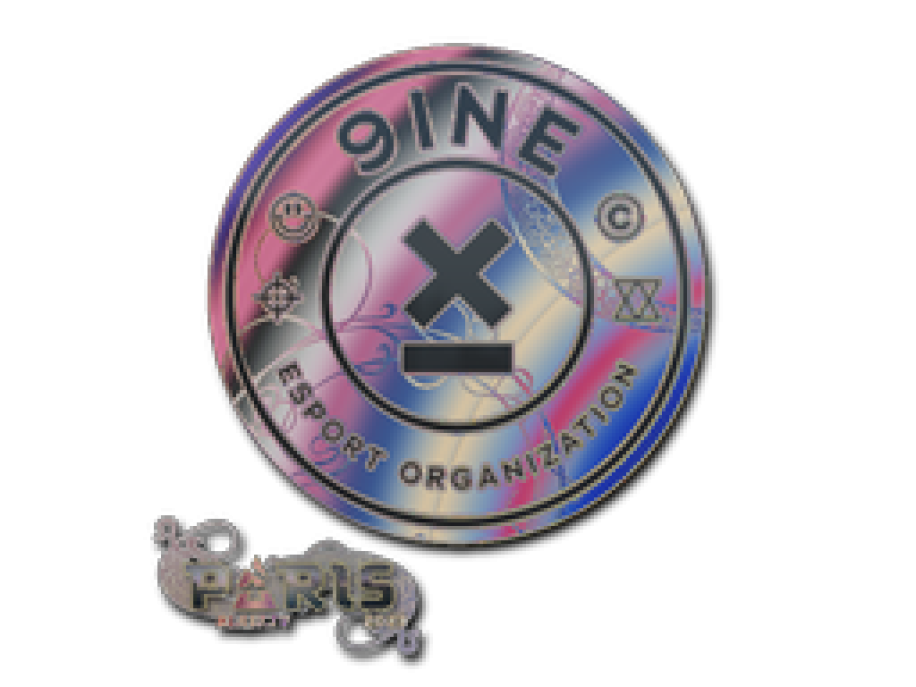 Sticker | 9INE | Paris 2023 CS2 (CS:GO) | Buy, Sell, Price — Market.CSGO