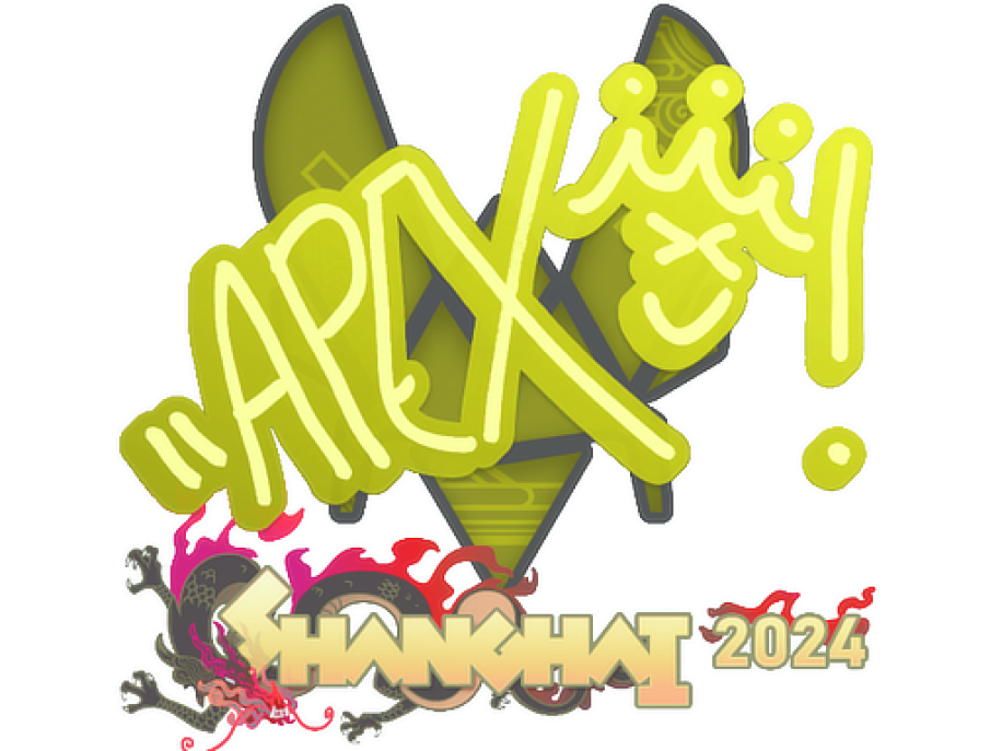 Наклейка | apEX | Шанхай-2024 КС ГО | Купить, Продать на Market CS:GO